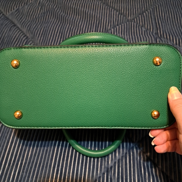 Bags | Green Handbag Satchel Or Crossbody | Poshmark